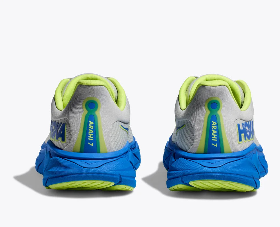 HOKA Men's Arahi 7 Wide - Stardust/Electric Cobalt – Key Power Sports ...