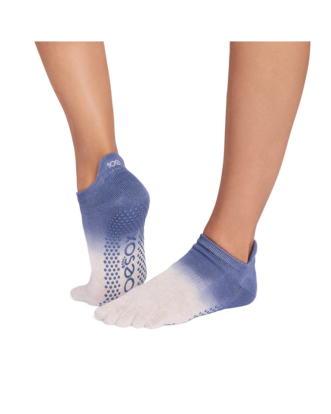 TOESOX Grip Full Toe Low Rise - Soft Blue Ombre – Key Power Sports ...
